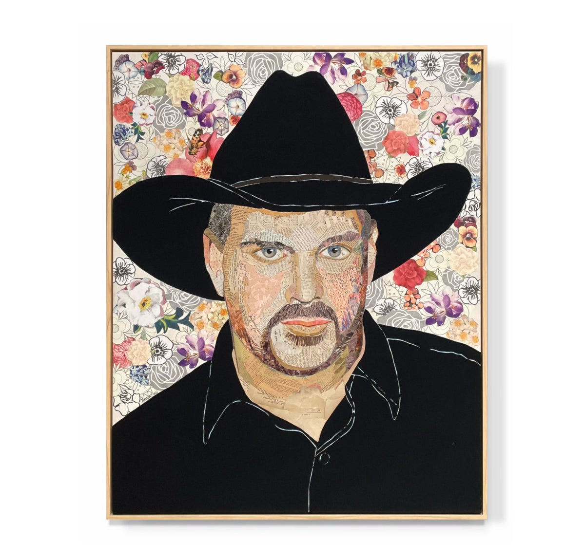 "Garth Brooks" Original Collage– Design Supply Shop
