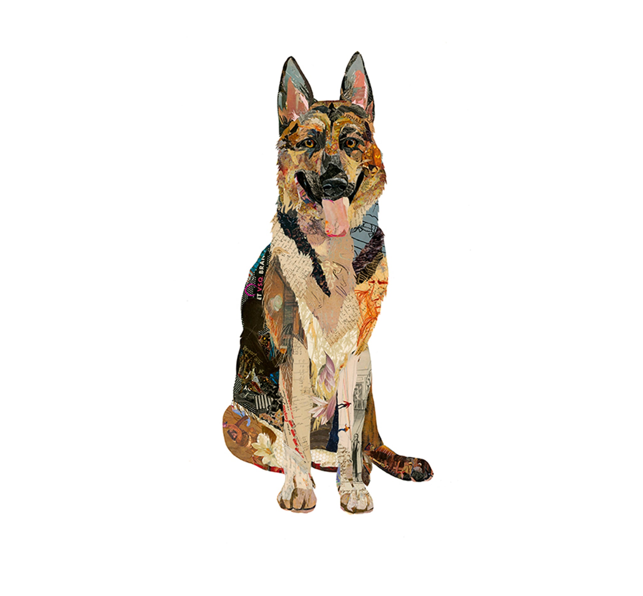 "Topper - German Shepherd" Archival Print– Design Supply Shop